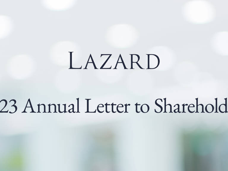Lazard Appoints Peter R. Orszag as CEO and Kenneth M. Jacobs as ...